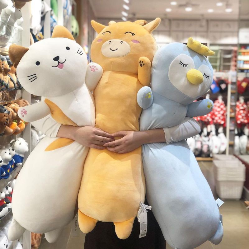 Jual MINISO animal series Jumbo plush toy size 90cm / guling boneka ...