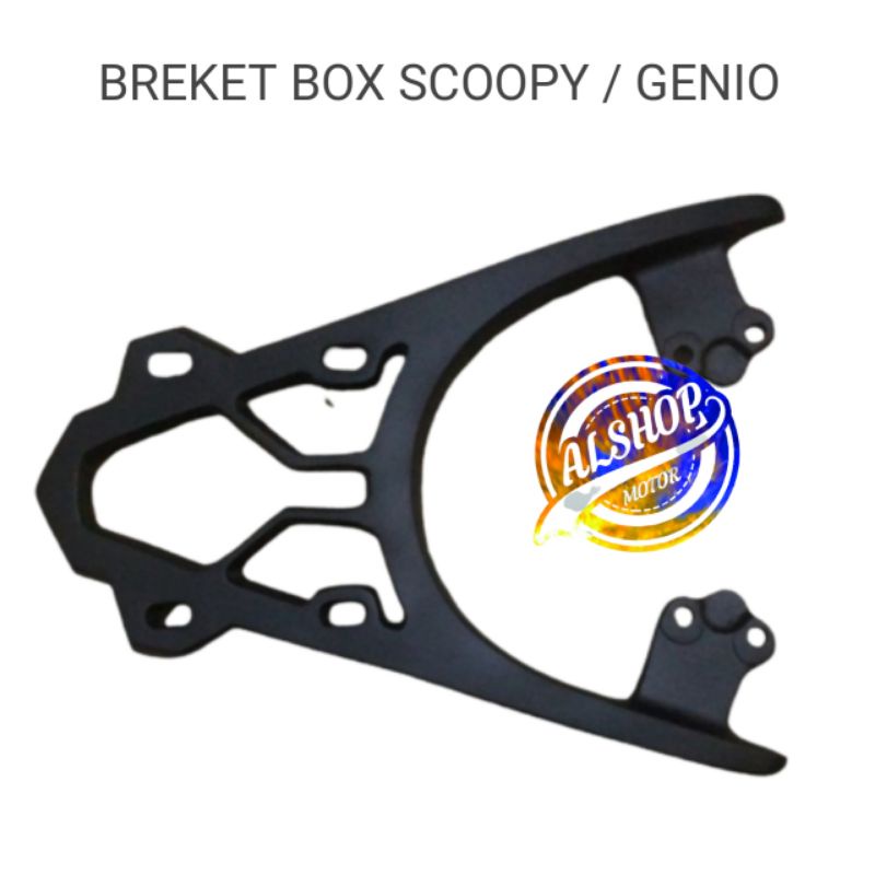 Jual BRACKET / BREKET BOX MOTOR GENIO SCOOPY FI SCOPY BEHEL BOX SCOOPY ...