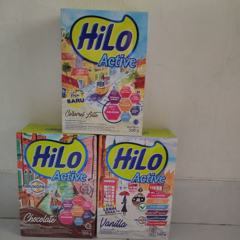 Jual Hilo Active Rasa Cokelat & Vanila 500gr | Shopee Indonesia