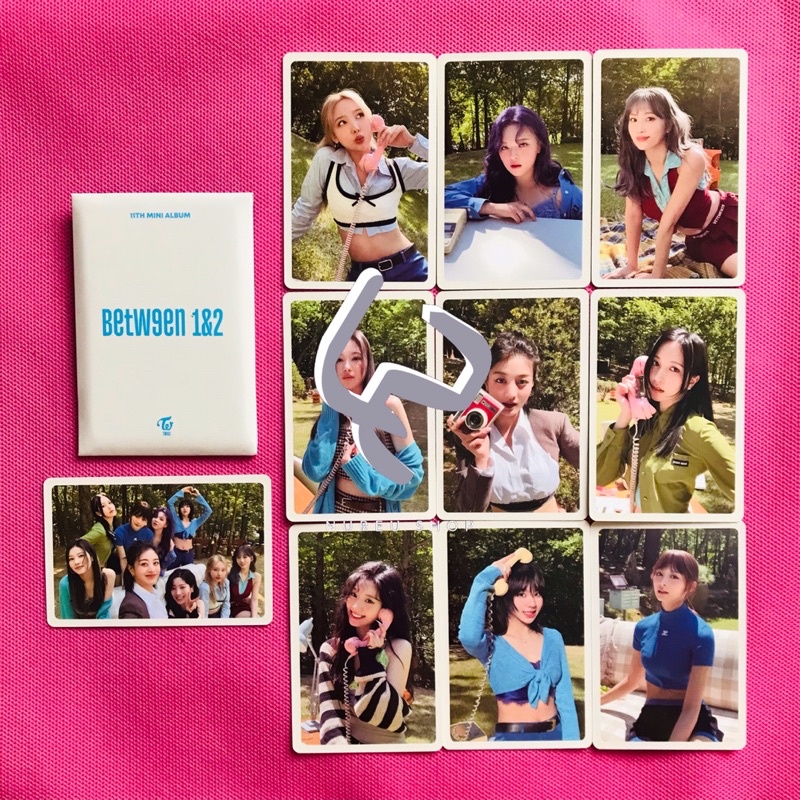Jual TWICE - Between 1&2 PO Benefit Photocard Set (Pathfinder ver) | Shopee Indonesia