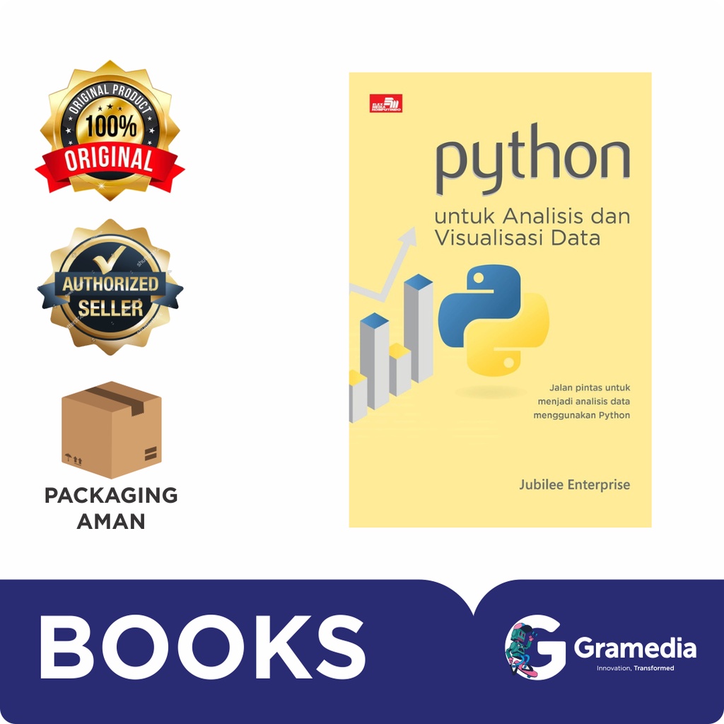Jual Gramedia Bandung - Python untuk Analisis dan Visualisasi Data | Shopee Indonesia
