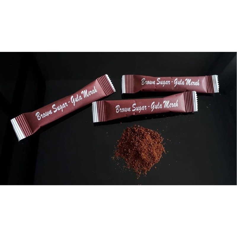 Jual Gula Merah 125pc Kemasan Stick Sachet Brown Sugar Sachet 6gr ...