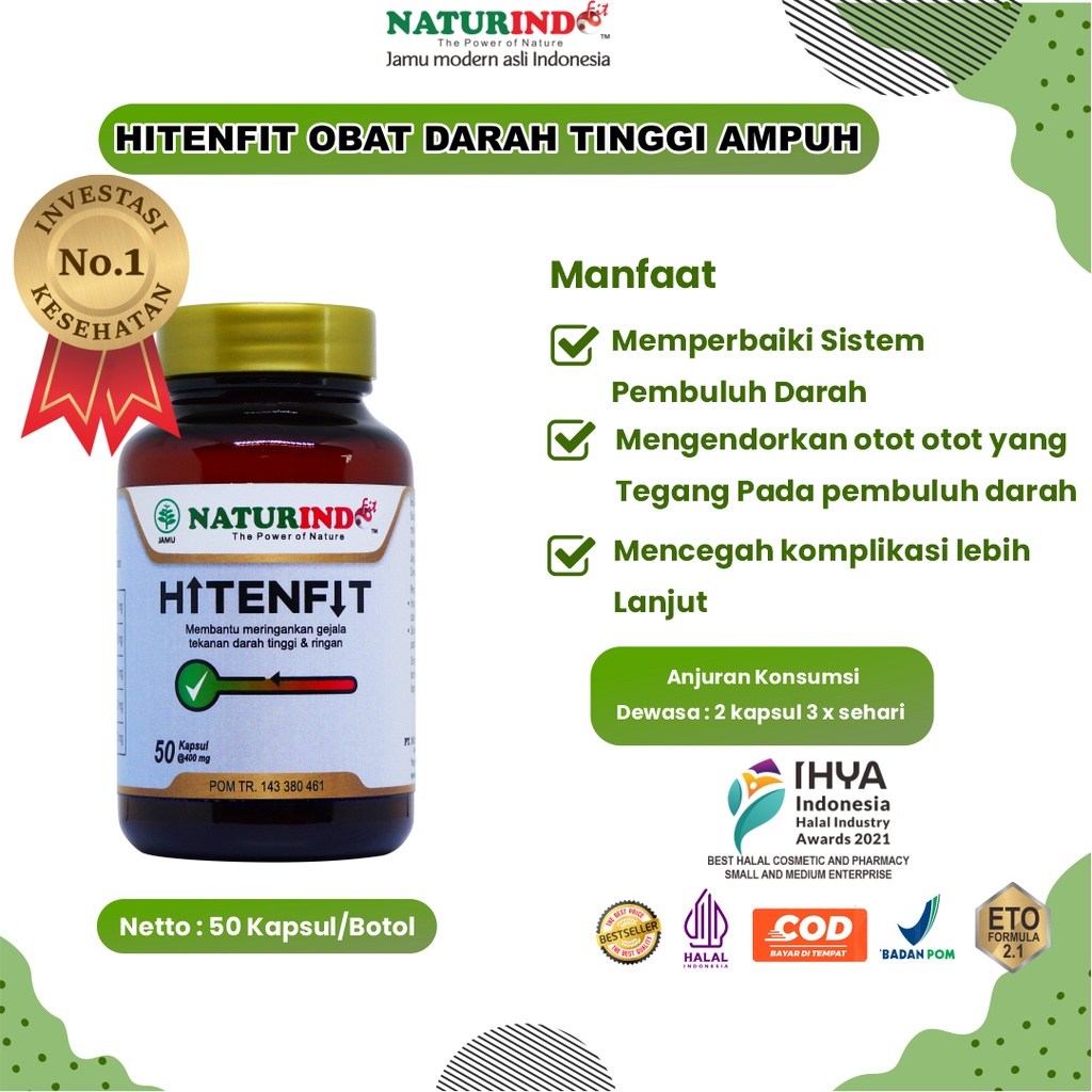 Jual Hitenfit Obat Darah Tinggi Ampuh Hipertensi Paling Ampuh Sering ...