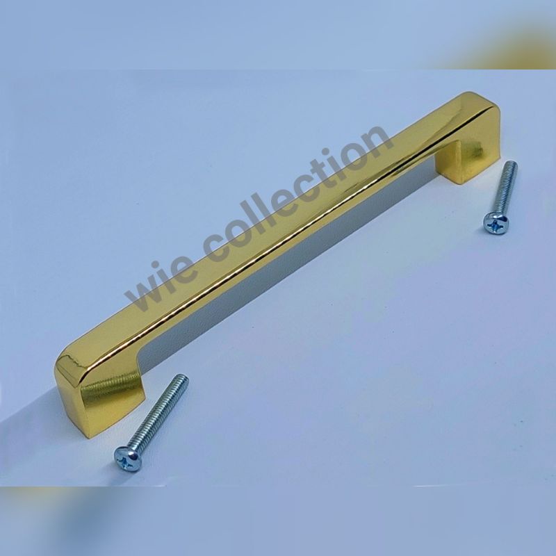 Jual HANDLE BESI MINIMALIS 96MM GOLD / TARIKAN LEMARI 96MM EMAS ...