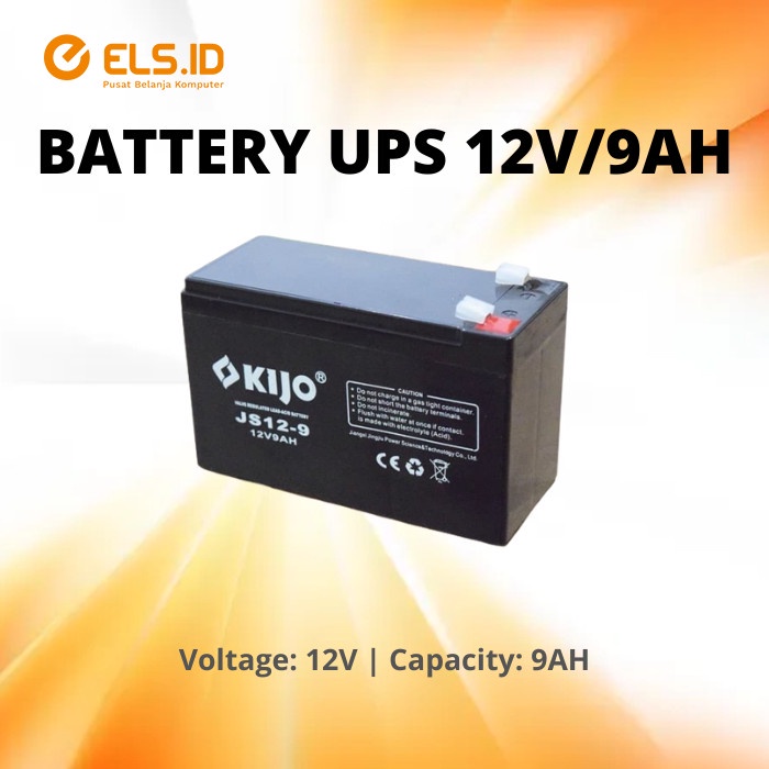 Jual Battery UPS 12V/ 9AH Kijo | Shopee Indonesia