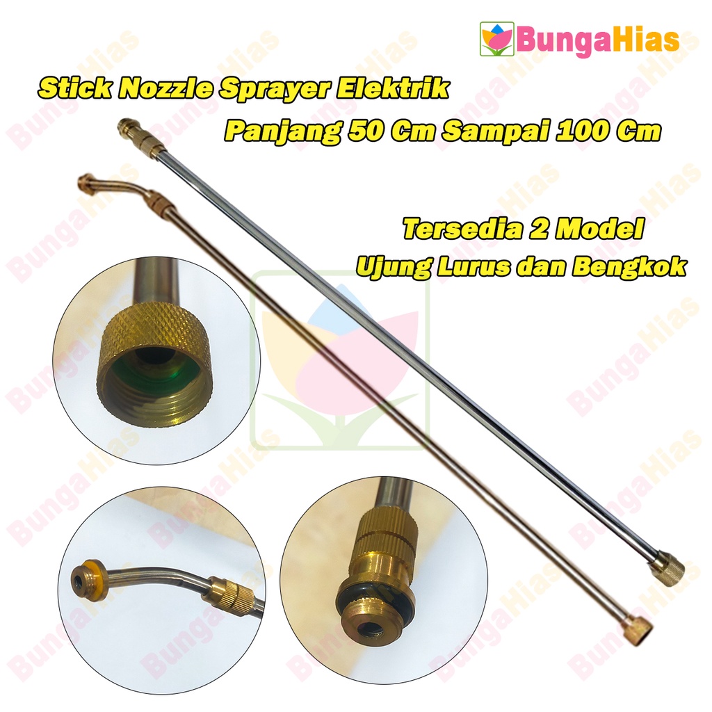 Jual Stick Sprayer Panjang 50 - 100 Cm Elektrik Manual Stik Nozzle ...