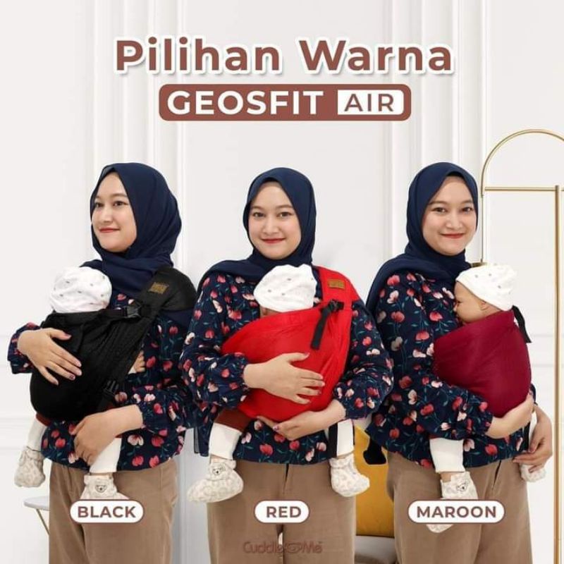 Jual Gendongan Bayi Geosfit Air Solid Cuddleme | Shopee Indonesia