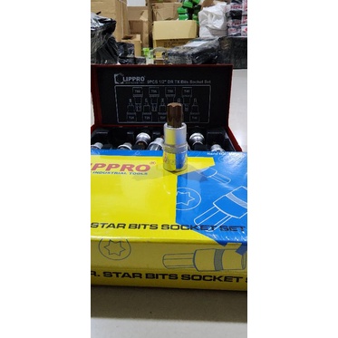 Jual MATA SOK BINTANG LIPPRO SET 9PCS LIPRO STAR BITS SOCKET WRENCH ...