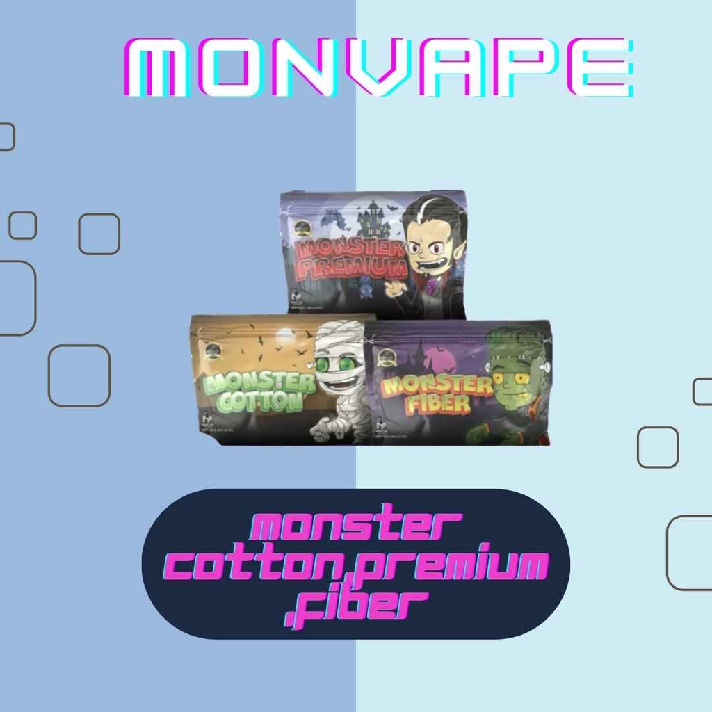 Jual MONSTER COTTON SERIES AUTHENTIC BY MONSTER FACTORY | Shopee Indonesia