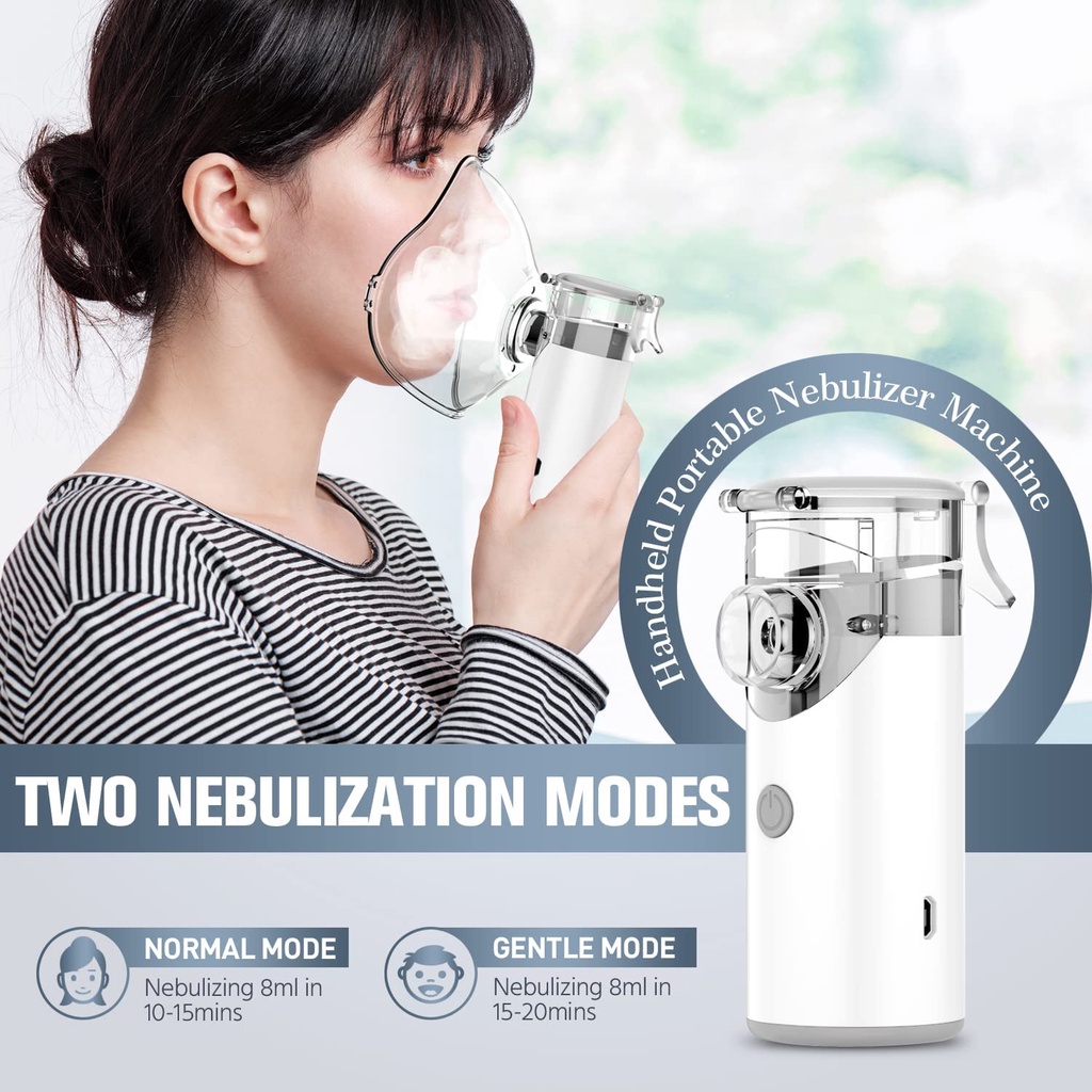 Jual Alat Terapi Pernafasan Asma Inhale Nebulizer - YM-3R9 | Shopee ...