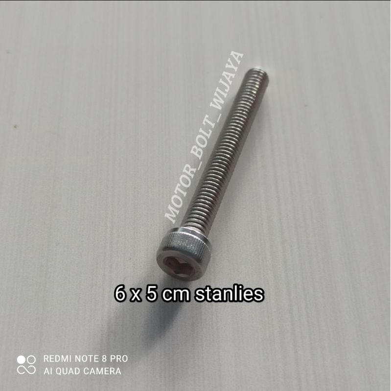 Jual Baut L5 Stanliess / Baut 6 mm x 5 cm Isi 1 Pcs | Shopee Indonesia