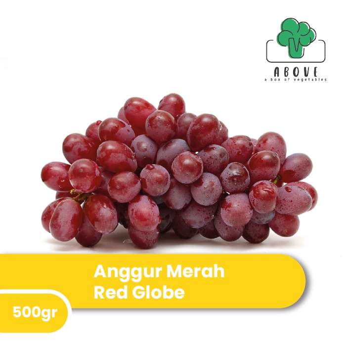 Jual Anggur Merah Red Globe [500g] - Buah ABOVE | Shopee Indonesia