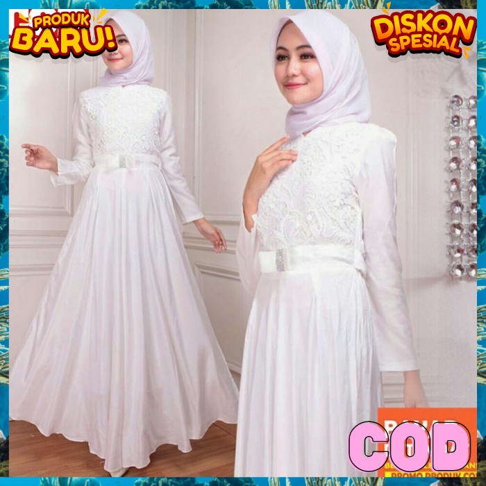 Jual Gsmis Terbaru Wanita Gamis Modern Premium Muslimah Syari Atasan ...