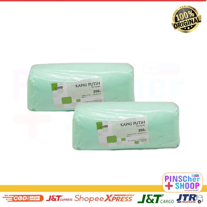 Jual Kapas Pembalut 250 Gram Kapas Medis Kesehatan | Shopee Indonesia