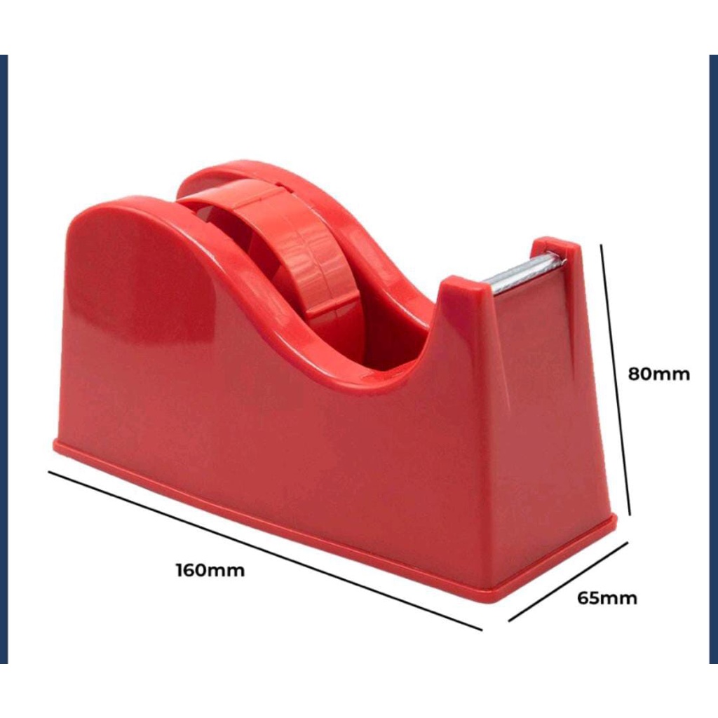 Jual Tape Dispenser Alat Potong Isolasi 1 inch Tempat Solatip Duduk ...
