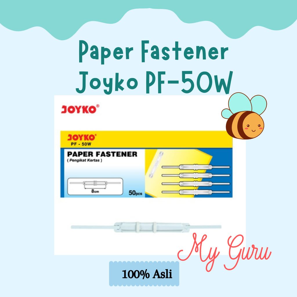 Jual [PAK] PAPER FASTENER PENGIKAT KERTAS JOYKO PF-50W | Shopee Indonesia