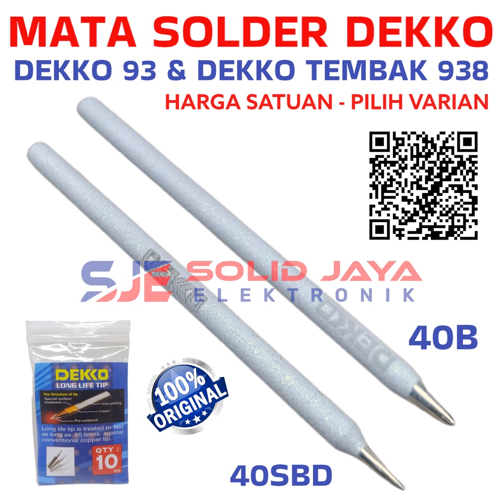 Jual MATA SOLDER DEKKO 80W DEKKO 93 DEKO TEMBAK 938 938N 938-N 40B ...