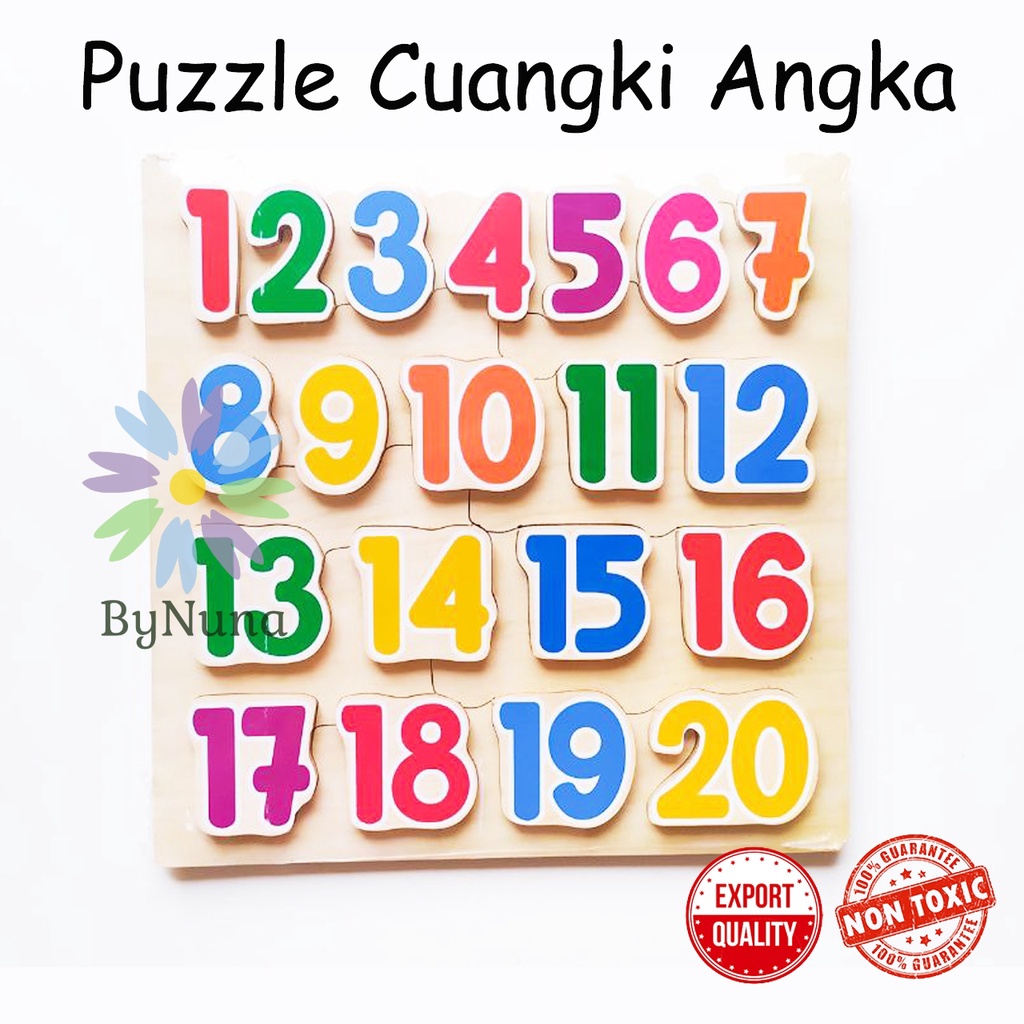 Jual Mainan Edukasi Anak Balok Kayu Bentuk Puzzle Angka Abjad Hewan ...