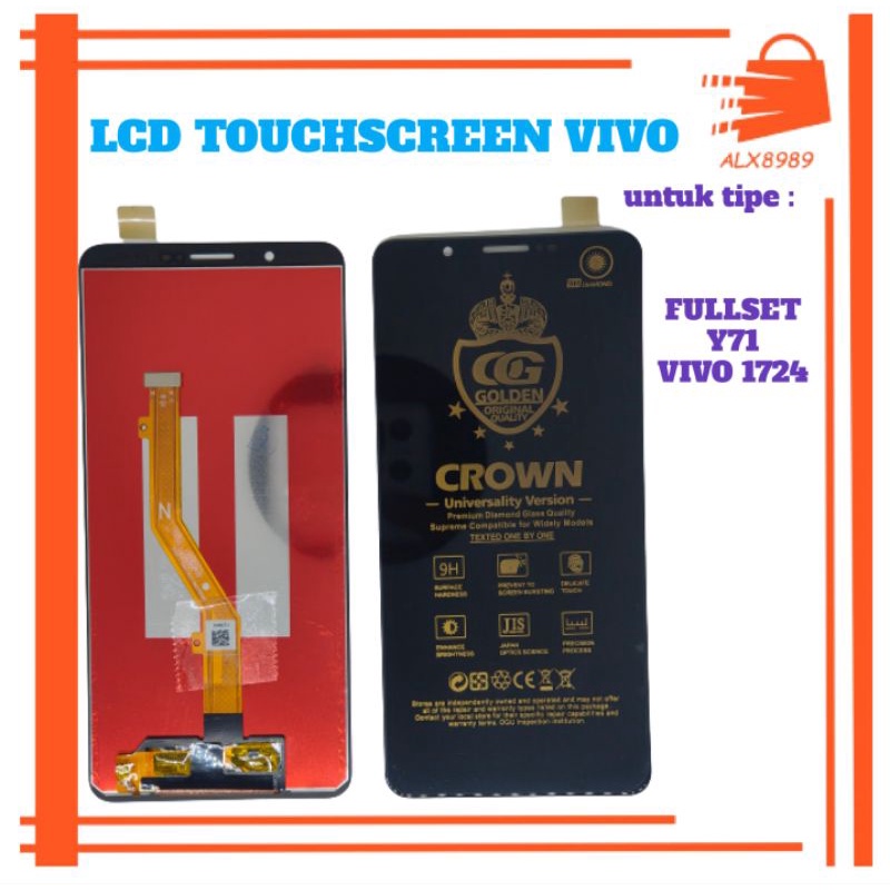 Jual LCD TOUCHSCREEN VIVO Y71 Fullset VIVO 1724 Crown Original Super ...