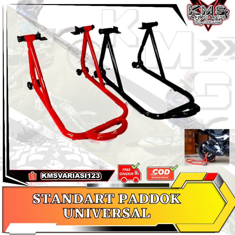 Jual Standar Pedok Paddock Motor Universal Trail MotoCross Bulat Kotak ...