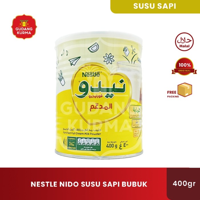 Jual Susu Bubuk Nido Netsle Arab Susu Anak Full Cream 400gr Original ...