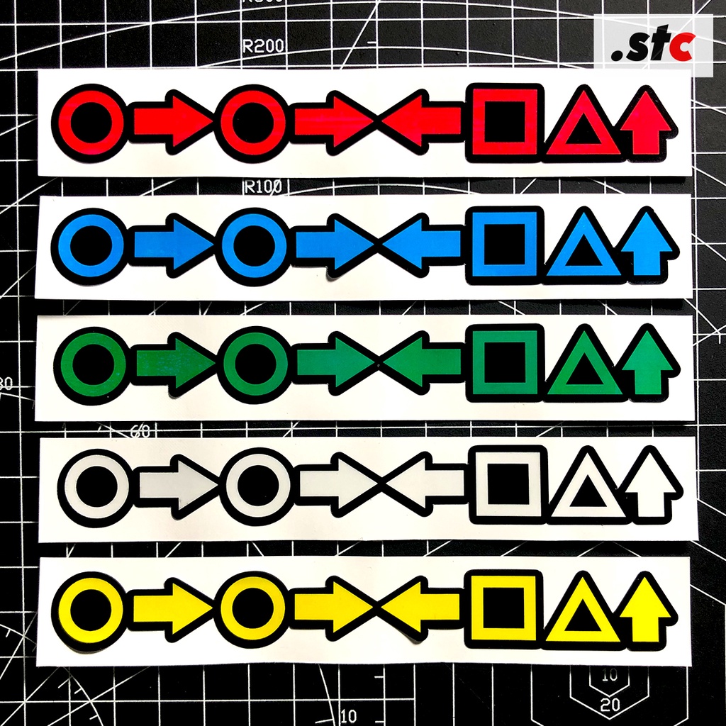 Jual (isi 05) Stiker Aksesoris Variasi Motor Stiker Cheat GTA Ps 2 ...