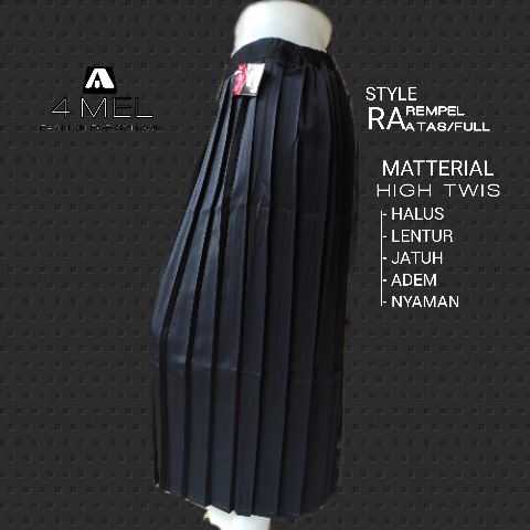 Jual Rok Hitam panjang rempel Full Seragam sekolah SD | Shopee Indonesia