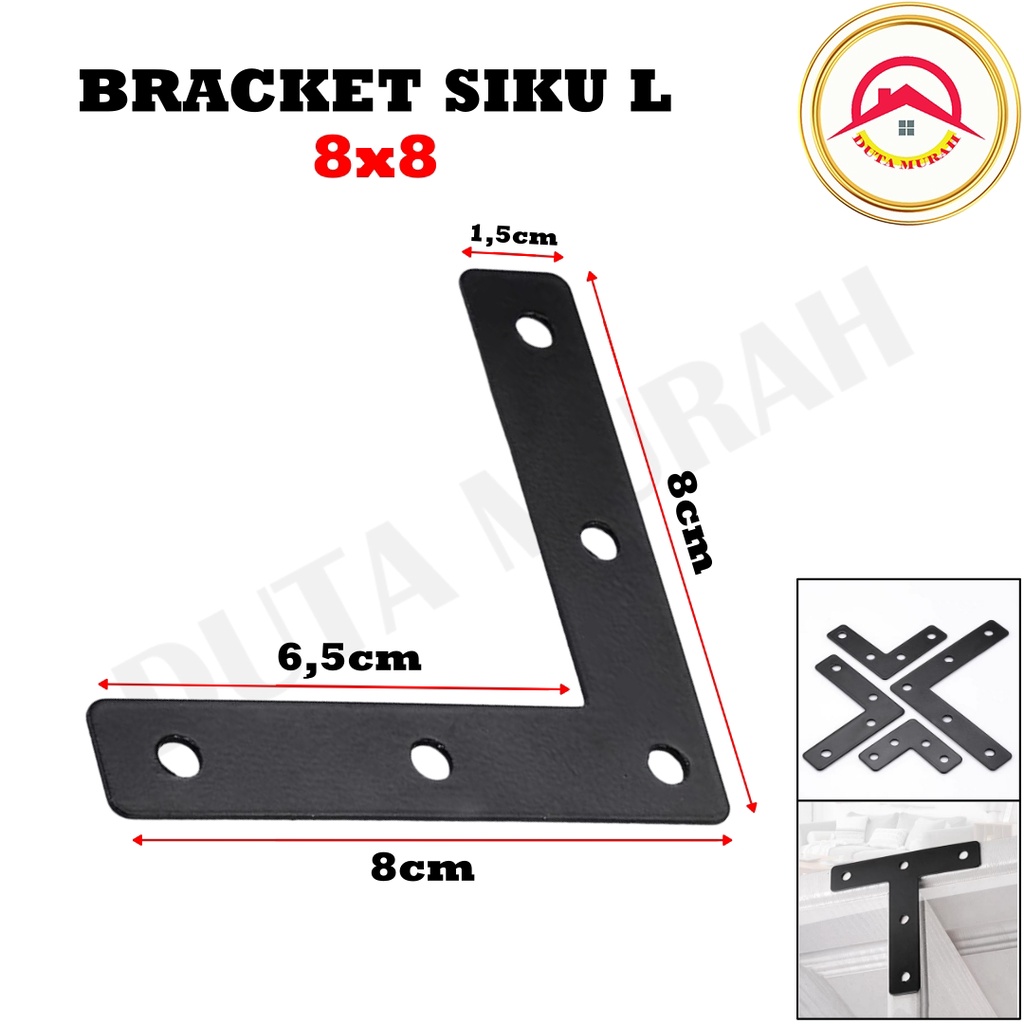Jual Plat Siku L Segitiga Frame Siku L Plat Siku Connector 4x4 6x6 8x8 ...