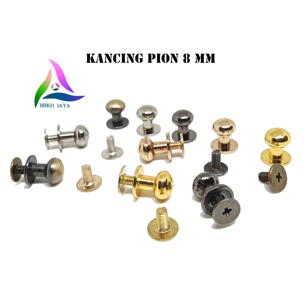 Jual KANCING PION 8 MM / BAUT PION PREMIUM ECERAN | Shopee Indonesia