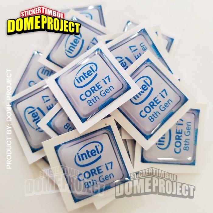 Jual Stiker Motor/ Mobil Stiker Pc Timbul Intel Core I7 8Th Gen 023 ...