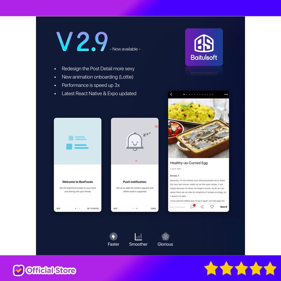 Jual SOURCE CODE APLIKASI BEONEWS PRO - REACT NATIVE MOBILE APP FOR WORDPRESS | Shopee Indonesia