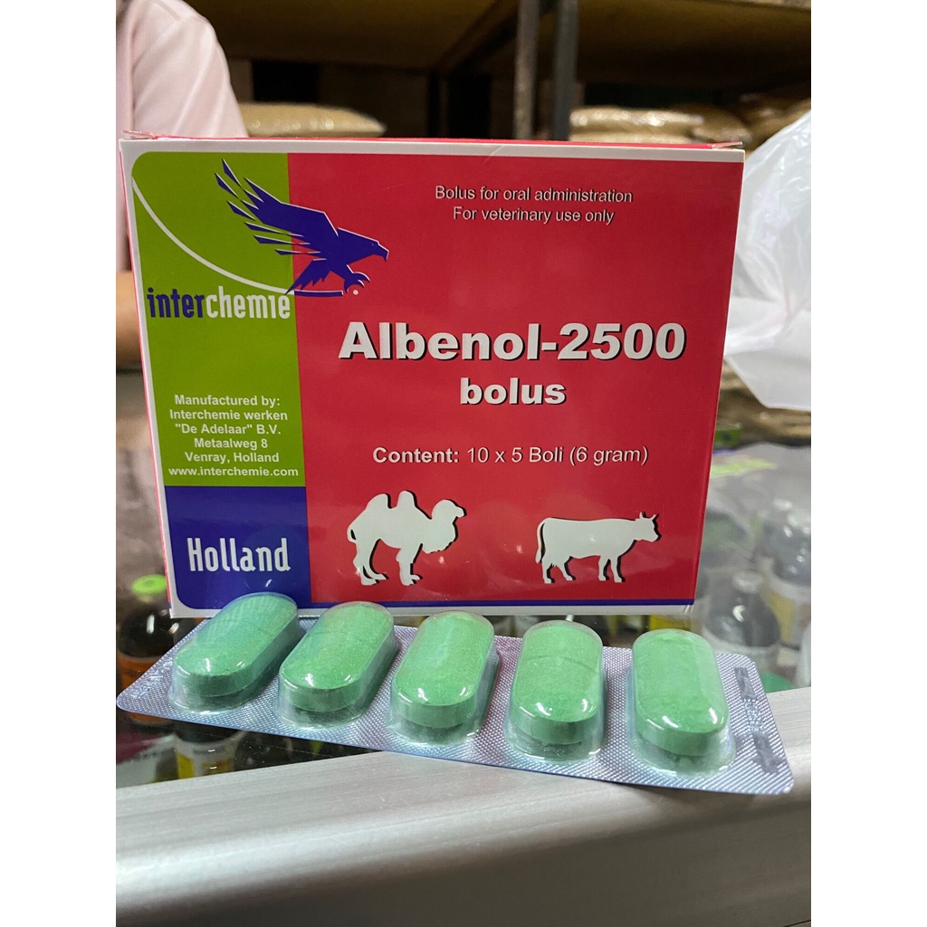 Jual albenol 2500 isi 5 obat cacing hewan sapi kuda kambing babi pedet ...