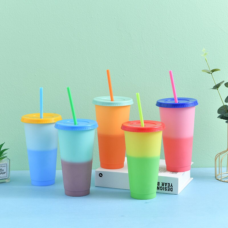 Jual JAVASHOP Tumbler Color Changing Cups Berubah Warna Botol Gelas ...