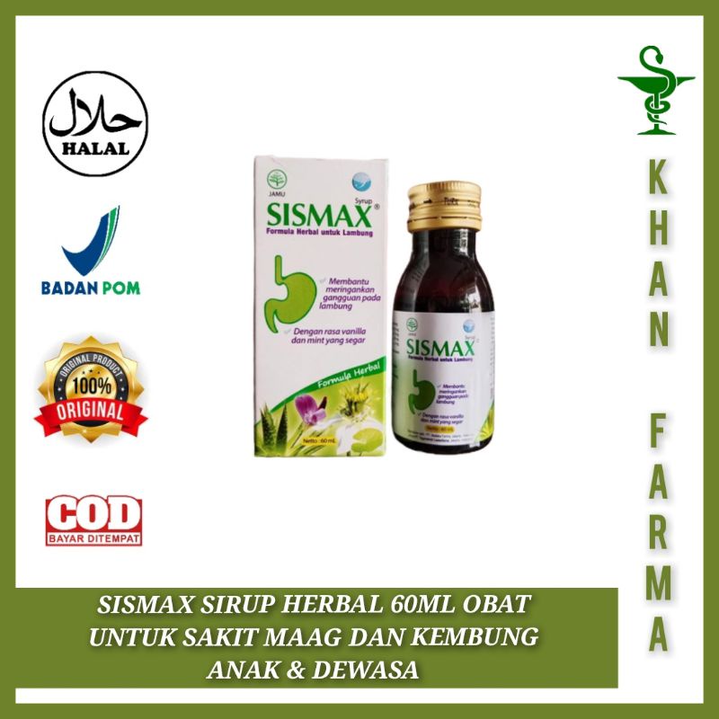 Jual SISMAX SIRUP 60 ML DAN 120ML MAAG DAN KEMBUNG ANAK & DEWASA ...