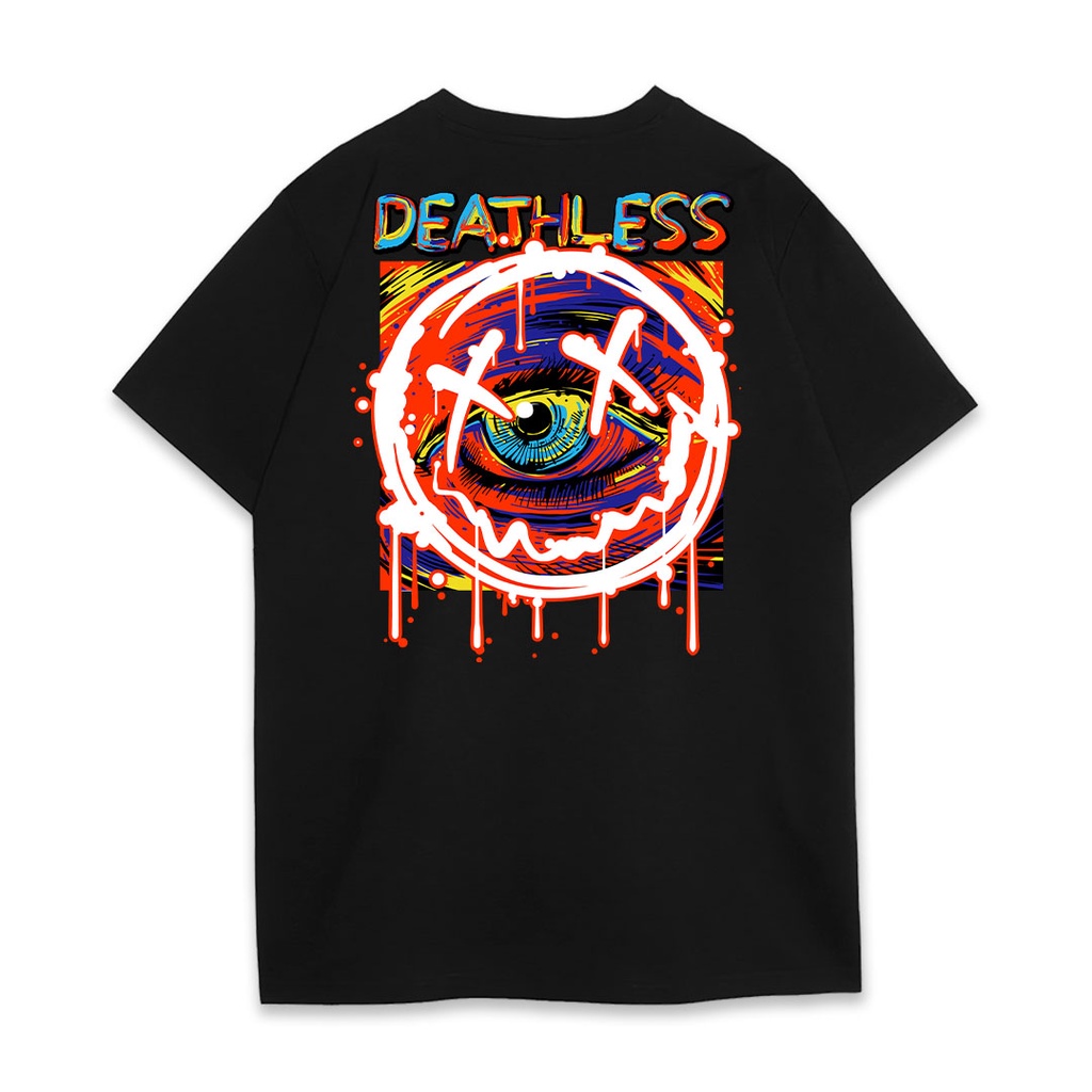 Jual DEATHLESS KAOS | STARE | SMILE SERIES | Shopee Indonesia