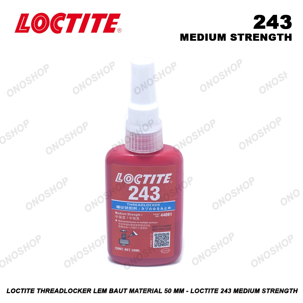Jual Loctite Threadlocker Lem Baut Material 50 mm | Shopee Indonesia