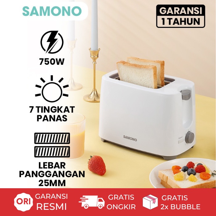 Jual Tst Toster Roti Bread Toaster Low Watt Samono Alat Pemanggang Roti ...