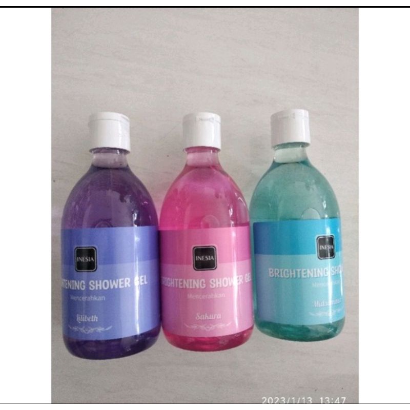 Jual INESIA Brightening Body Lotion l Shower Gel 300ml | Shopee Indonesia
