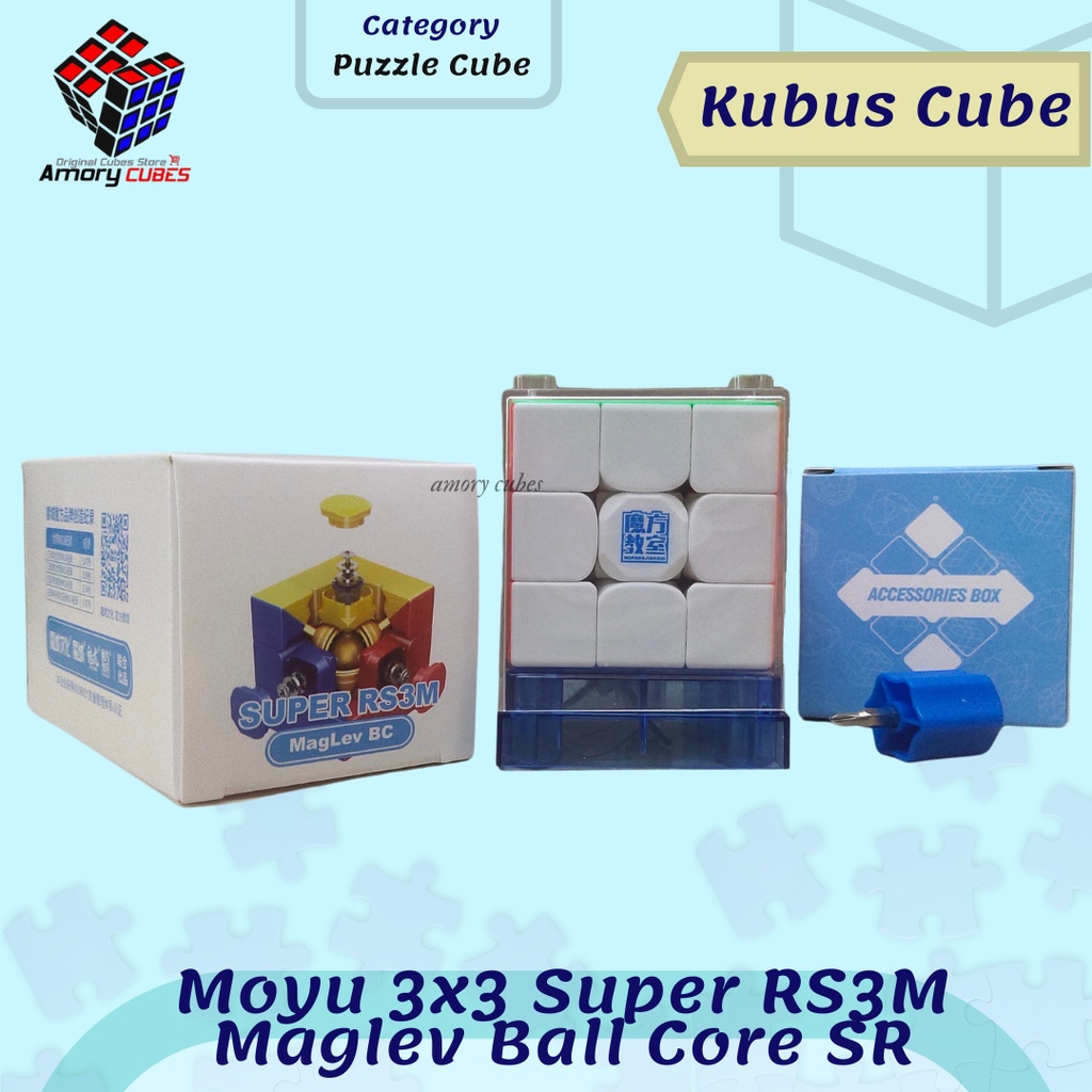 Jual Rubik 3x3 Moyu Super RS3M 2022 MAGLEV BALL CORE Edition | RS3 M ...