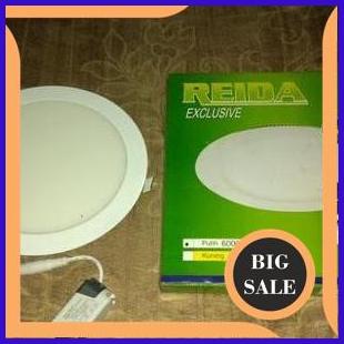 Jual perkakas Lampu Downlight Led Panel Bulat 18 watt IB plafon Reida Putih Kuning 1974n23 ...