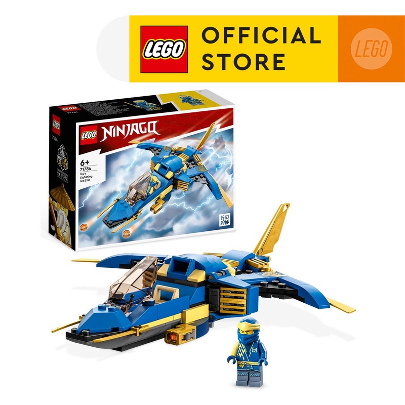 Jual LEGO NINJAGO 71784 Jay’s Lightning Jet EVO Building Toy Set (146 ...