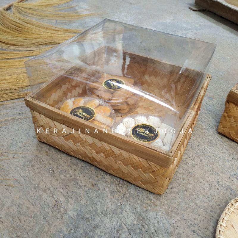 Jual BESEK MIKA HANTARAN / besek mika/besek cantik/besek murah/besek ...