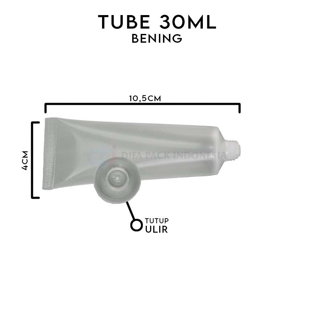 Jual Botol Tube 30ml Tutup Ulir Natural Natural | Shopee Indonesia