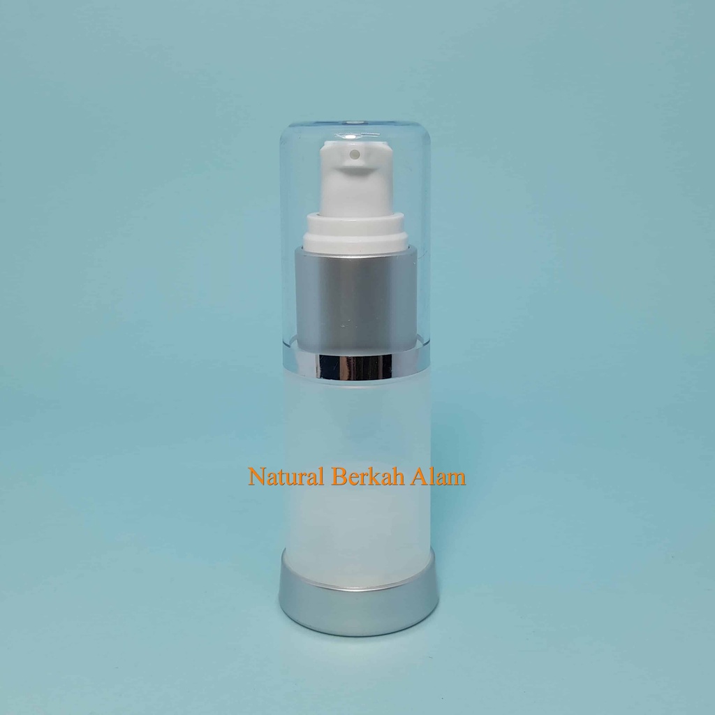 Jual Botol Kosmetik Vaccum 15 Ml Acrilic AIrless / Botol Acrilic ...