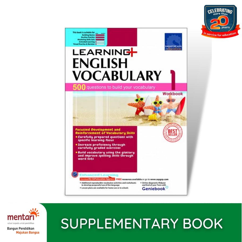 Jual Learning English Vocabulary Workbook | Buku Latihan Bahasa Inggris ...
