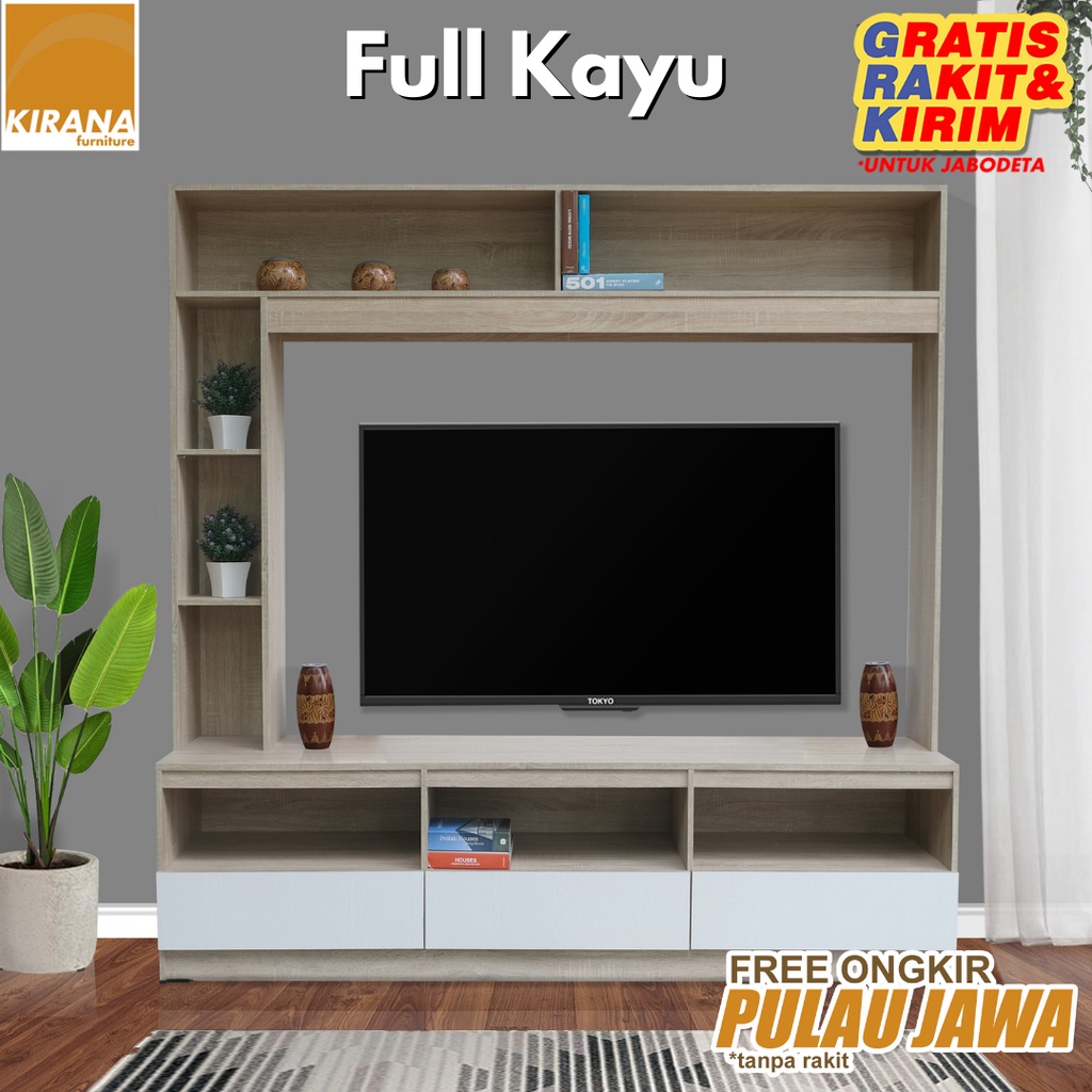 Jual KIRANA Orlando - Buffet TV Kayu Rak TV Meja TV Modern Minimalis ...