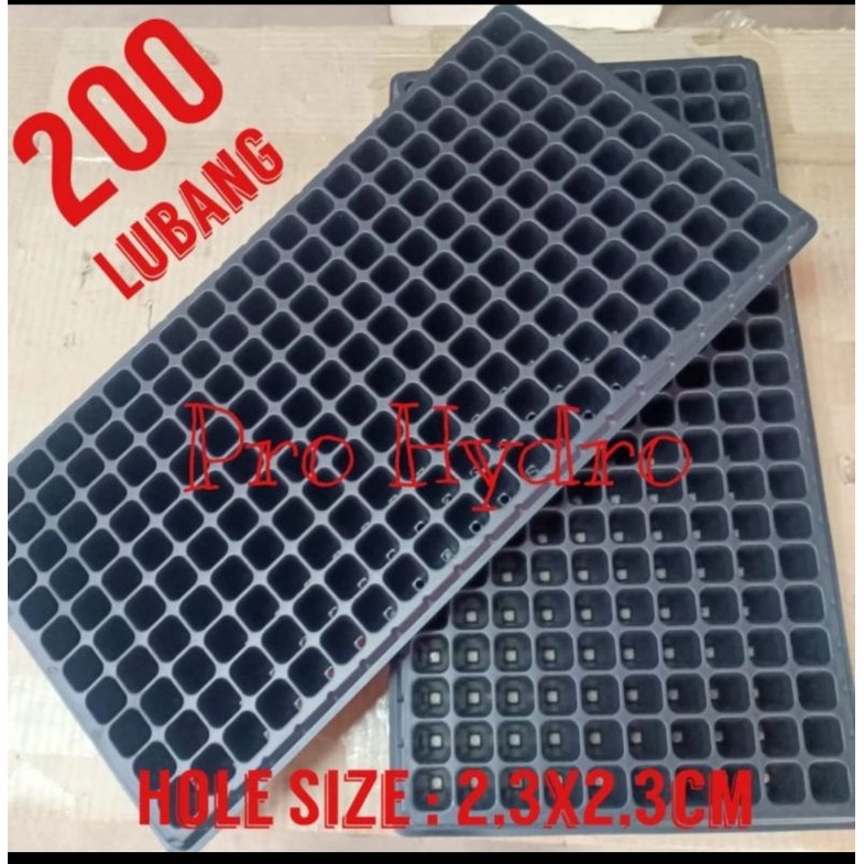 Jual Tray Semai Pot Seedling Tray 200 / 162 / 128 / 105 / 72 / 50 / 32 ...