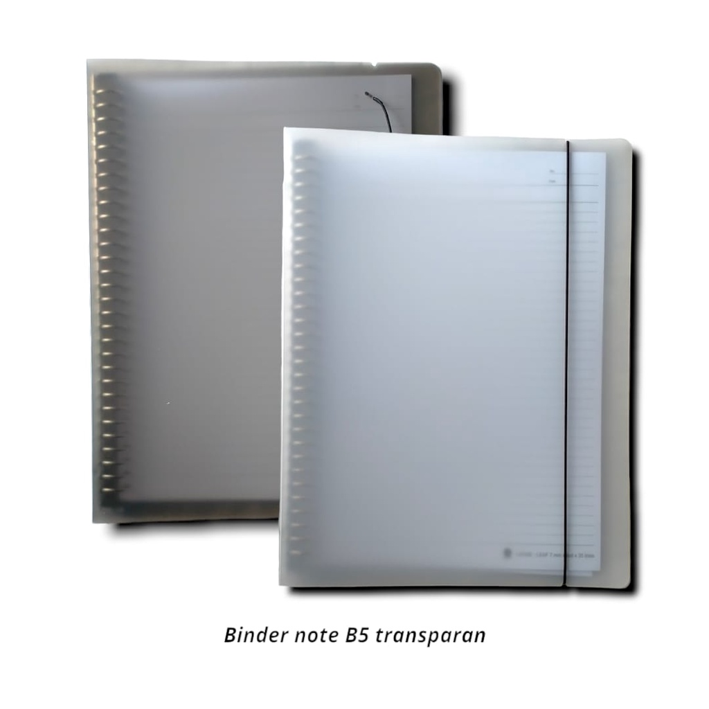 Jual MAP BINDER NOTE LOOSE LEAF 26 RING BESI NOTEBOOK COVER TRANSPARAN ...