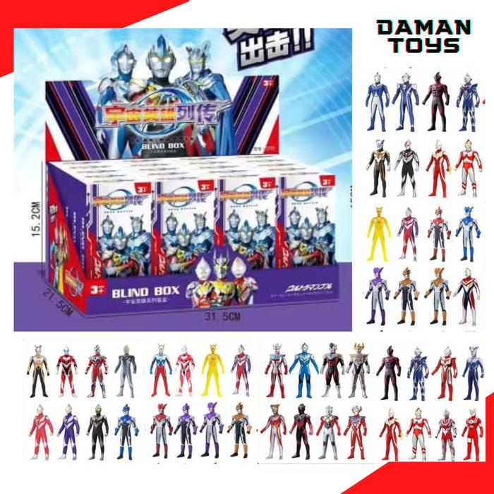 Jual Mainan Robot Ultraman Zero Geed Ginga Trigger 13 cm Blind Box ...