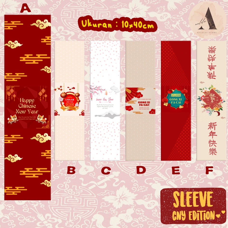 Jual CNY EDITION Hangtag Custom Packaging Sleeve / Slide box packaging ...